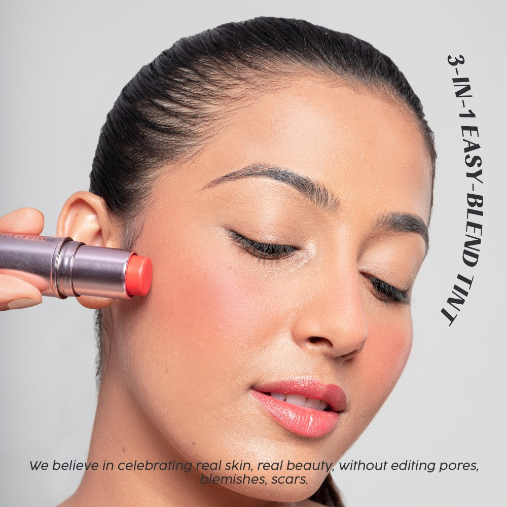 Dab N Glow Easy-Blend Lip + Cheek Tint - Fiery Red– House Of Makeup